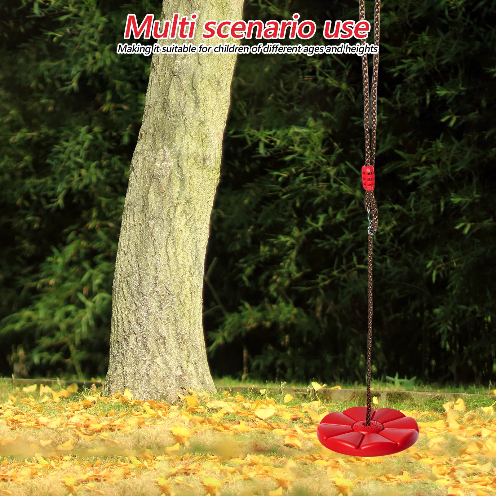 HEMOTON 1 Set Tree Hanging Swing for Kids Tree Swing Disc Garden Swing ...