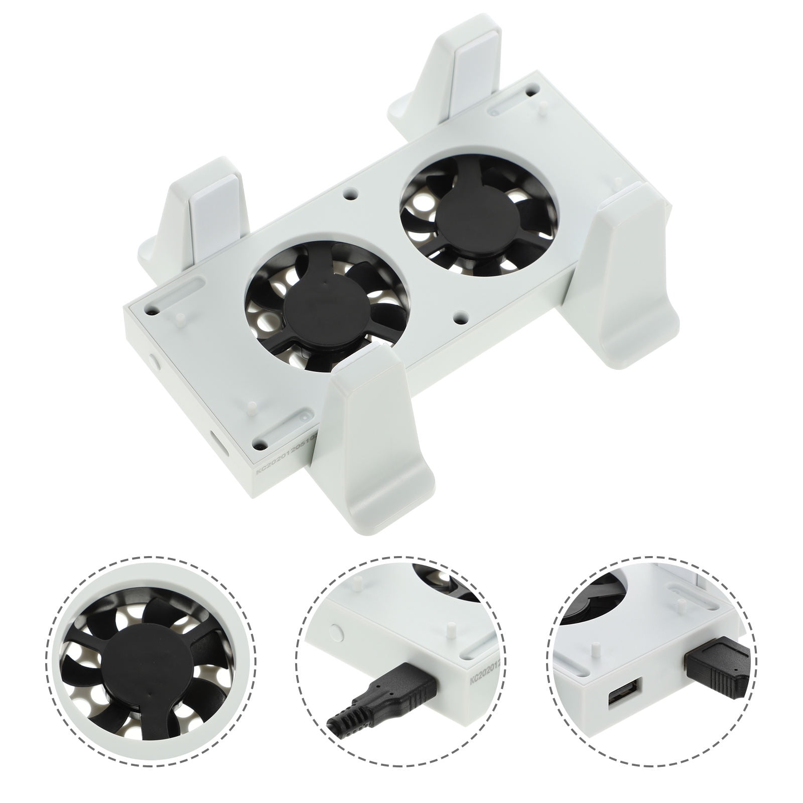 HEMOTON 1 Set Vertical Stand with Cooling Fan 3 Levels Adjustable ...