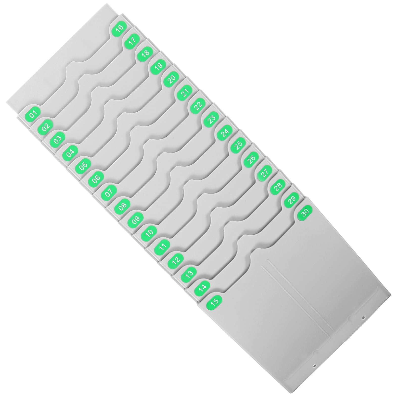 HEMOTON 1 Set Wall-mounted Attendance Cards Shelf Information Cards ...