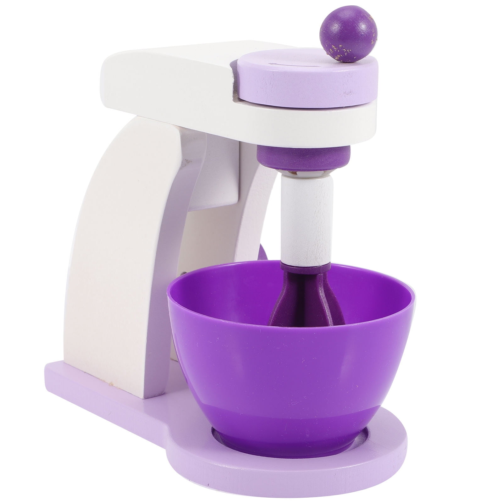 HEMOTON 1 Set Wooden Toy Mixer Kids Play Kitchen Toy Pretend Play Toy ...