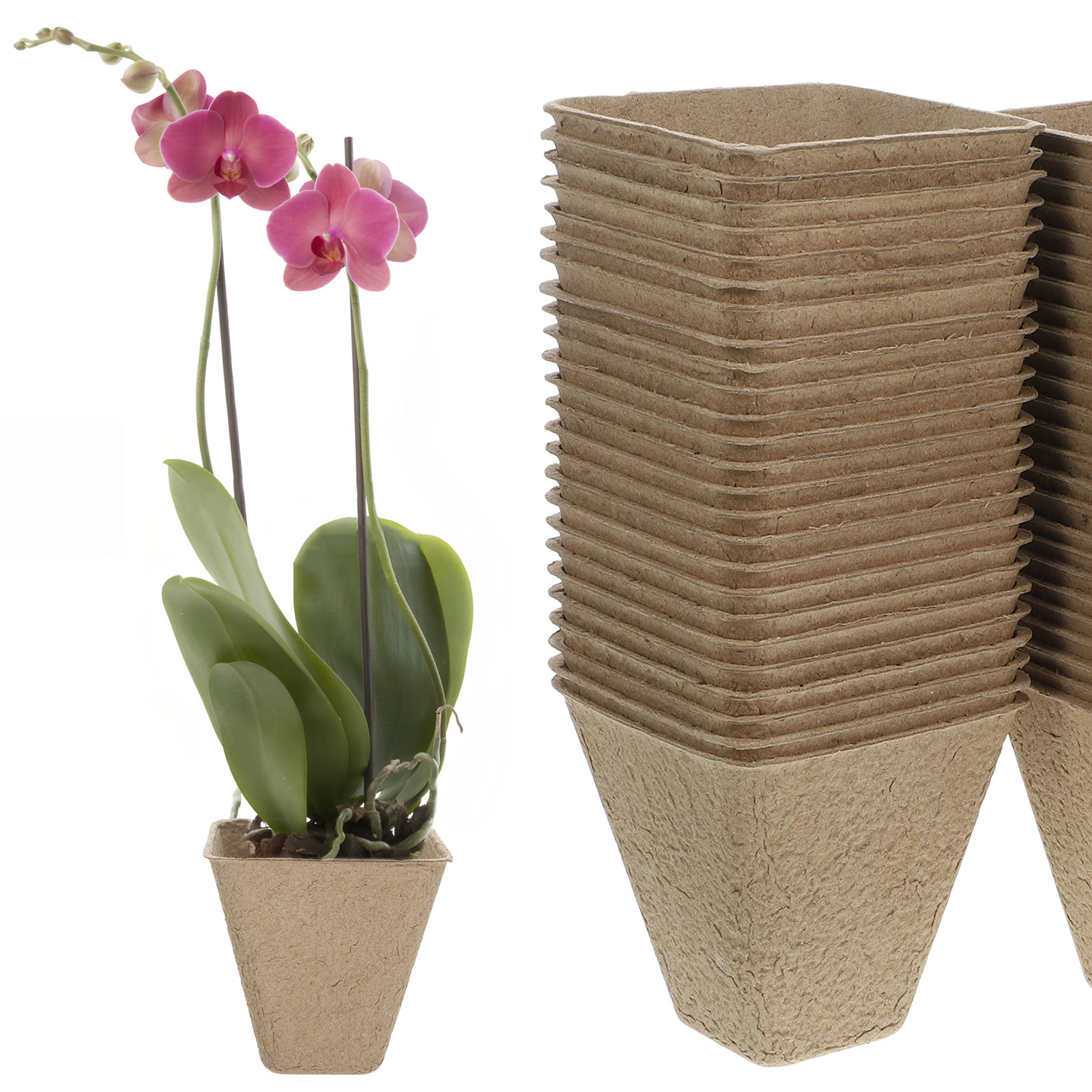 HEMOTON 1 Set of Durable Germination Flower Pots for Garden Made of ABS ...