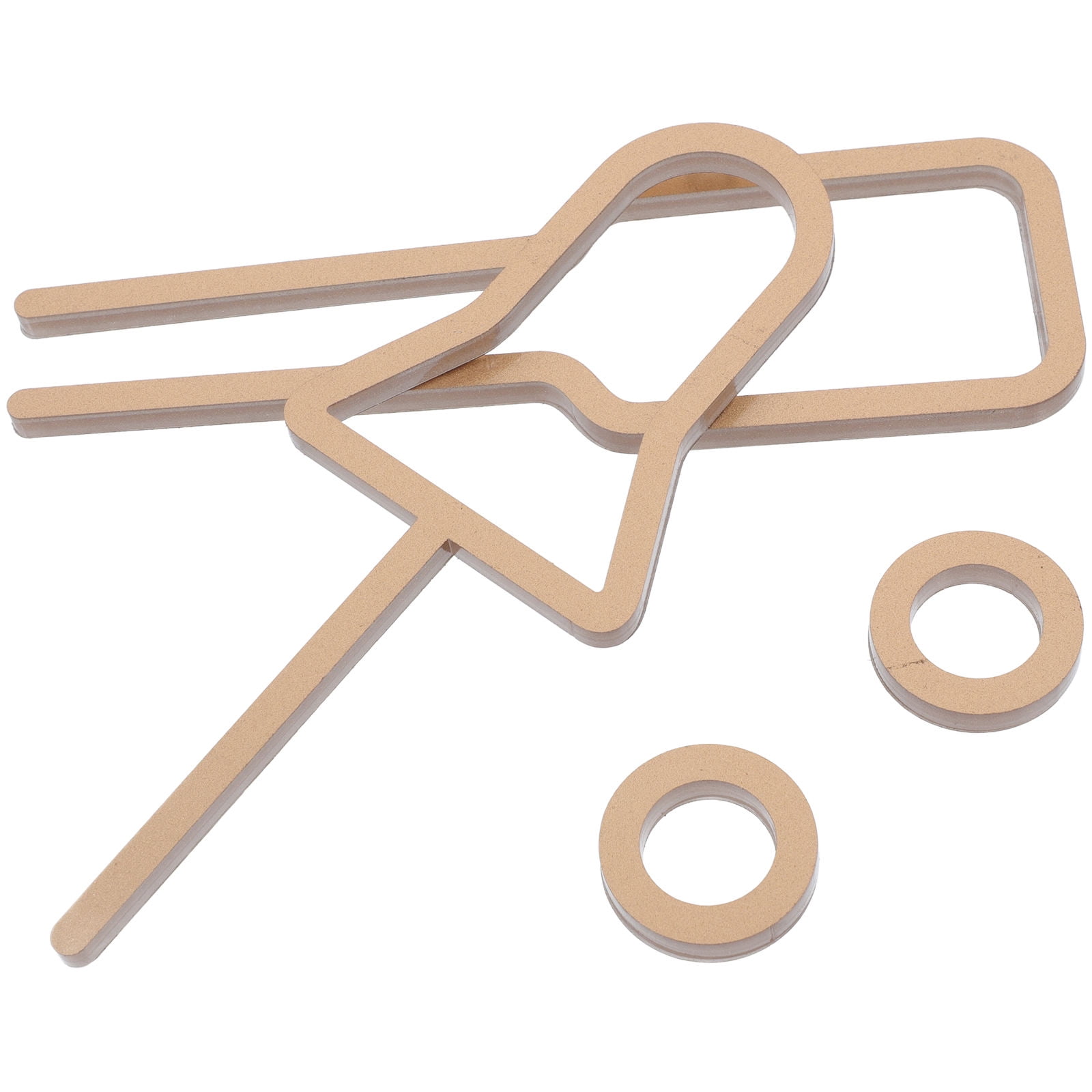 HEMOTON 1 Set of Home Bathroom Sign Decor with Acrylic Toilet Sign and ...