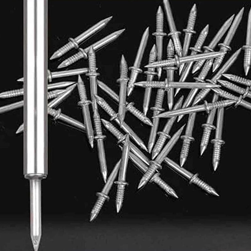 HEMOTON 1 Set of Picture Frame Double Head Nails Wall Mounted Nails ...