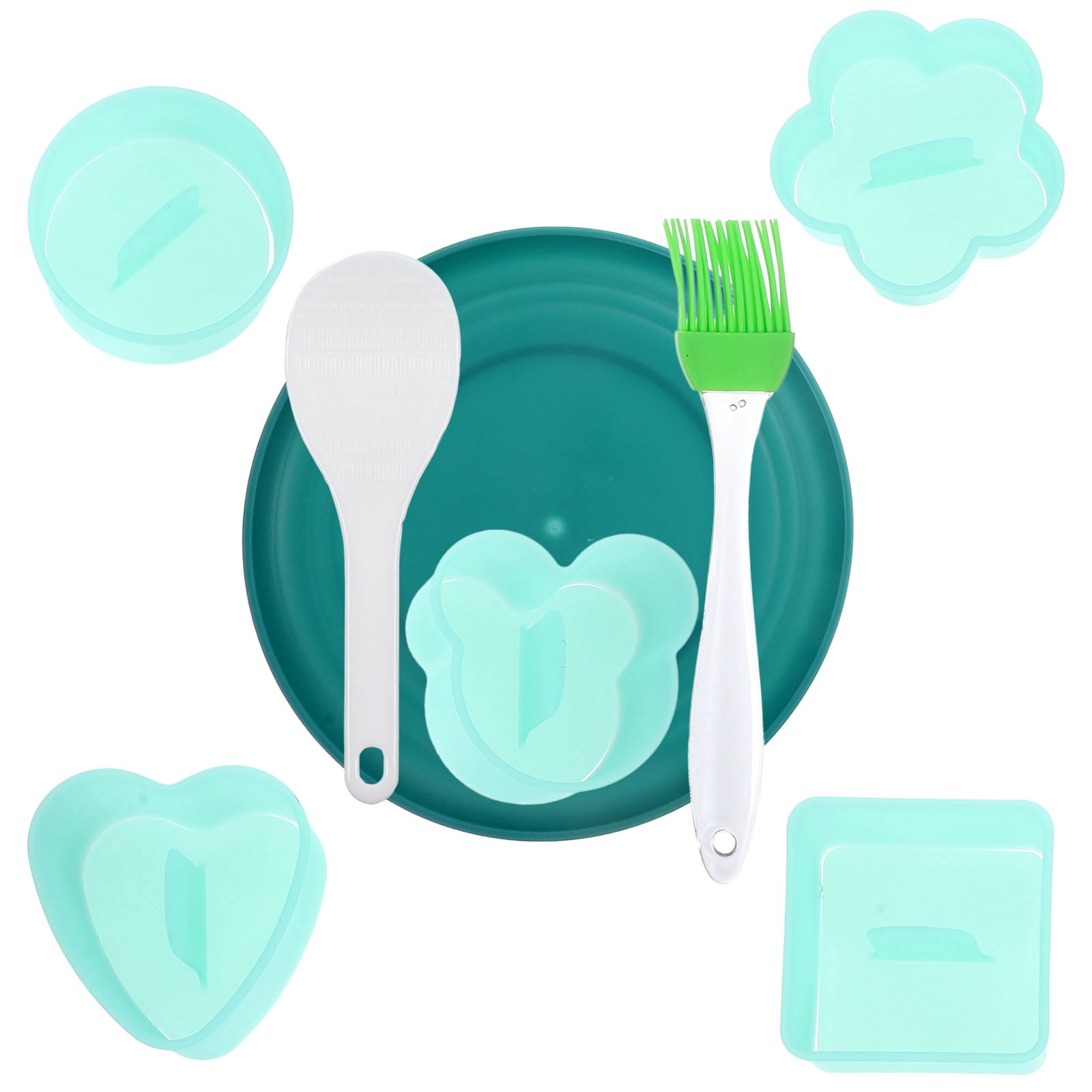 HEMOTON 1 Set of Rice Ball Molds Cartoon Cute Onigiri Mold DIY Sushi ...