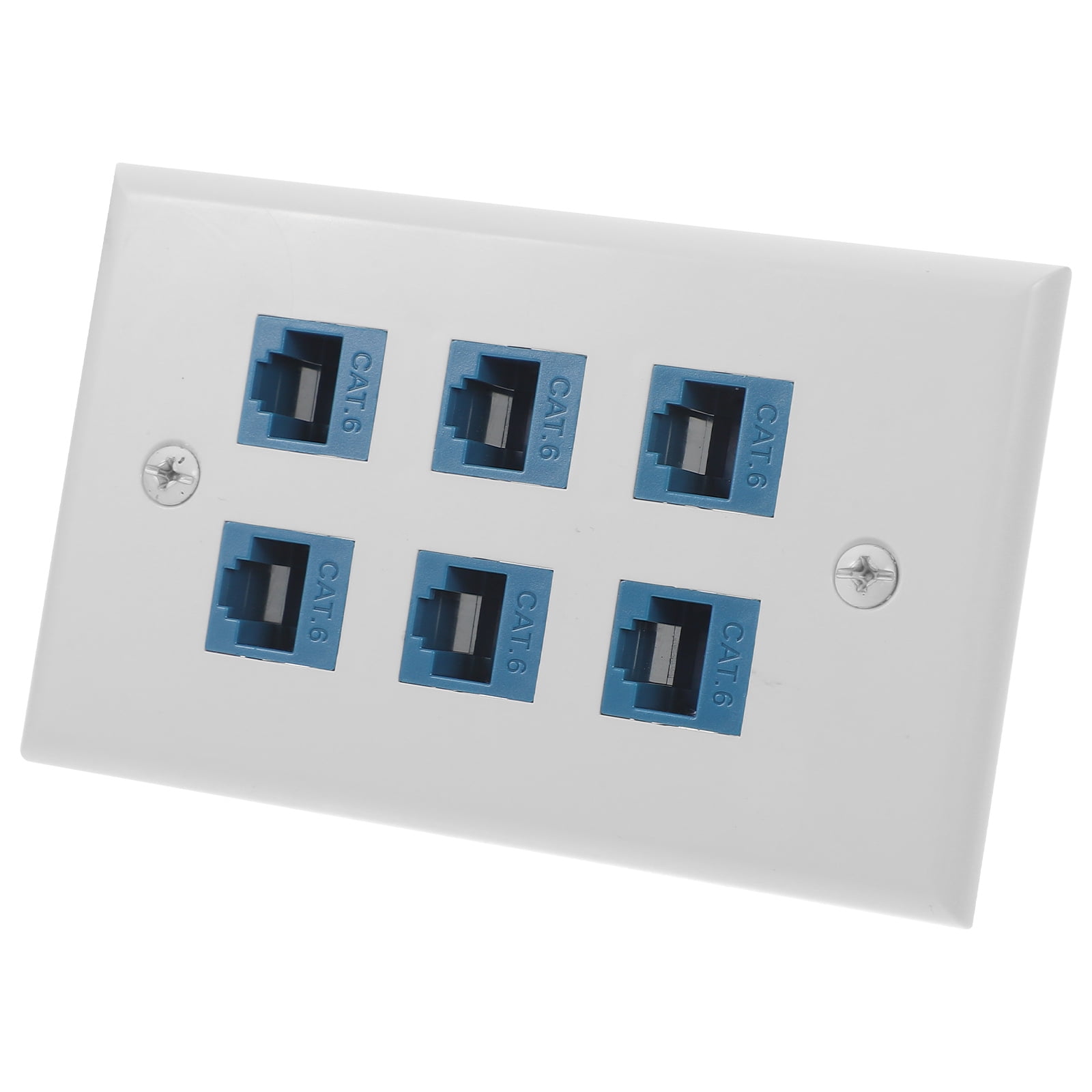 HEMOTON 1 Set of Wall Ethernet Plate Wall-mounted Ethernet Wall Plate ...