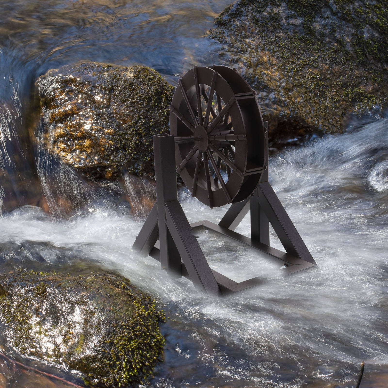 HEMOTON 1 set of DIY Waterfall Fountain Accessory Based Water Wheel ...