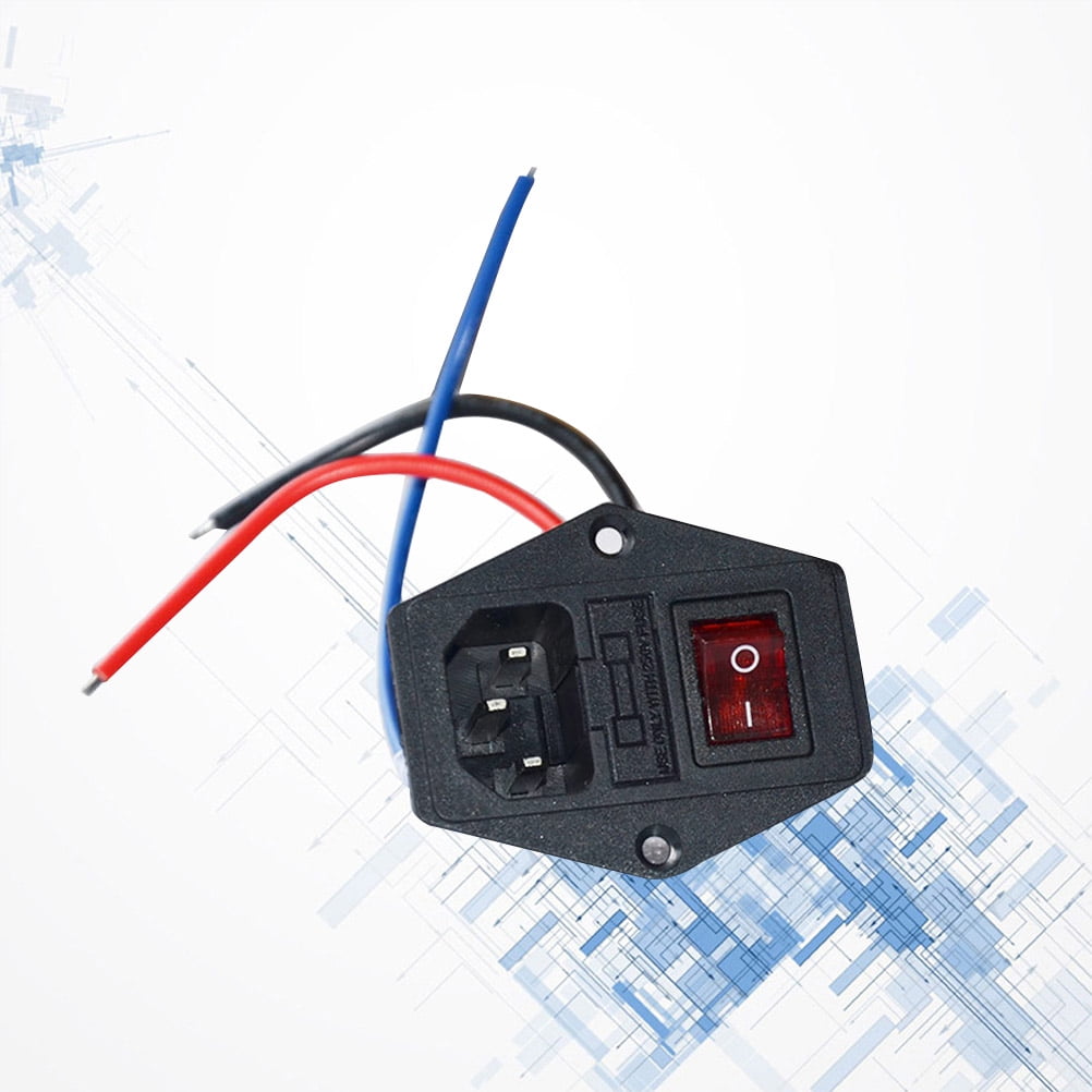 HEMOTON 10 A U USB 3d Printer Switch Power Outlet with Fuse - Walmart.com