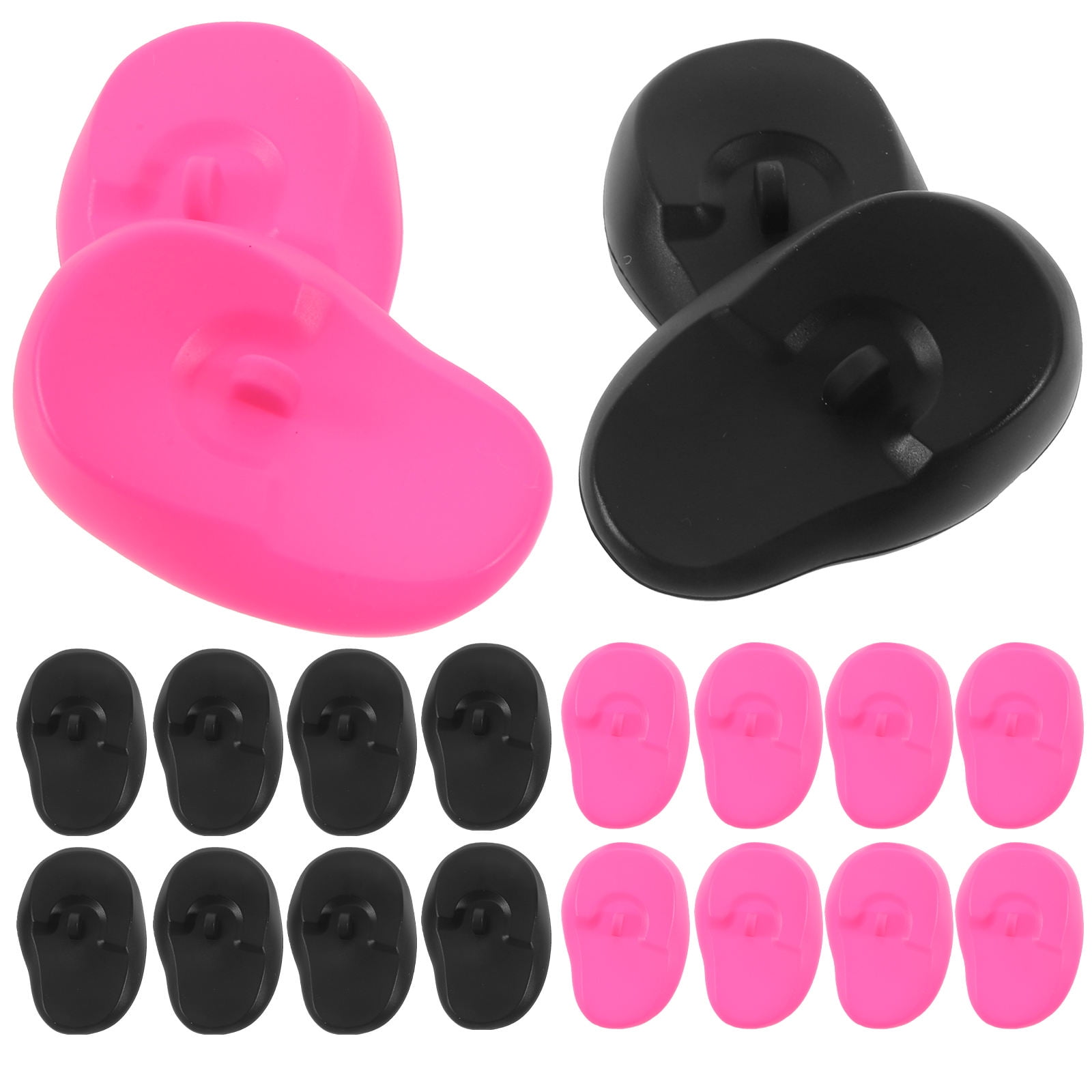 HEMOTON 10 Pairs Silicone Ear Covers Ear Protectors Hair Coloring Ear ...