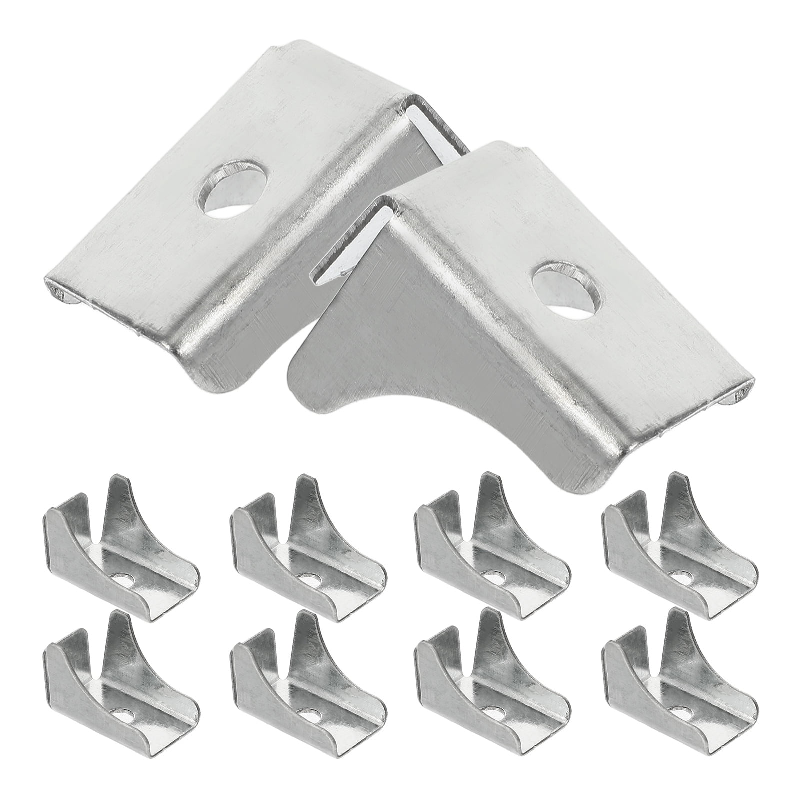 HEMOTON 10 Pcs Cabinet Shelf Supports Shelving Brackets Fastening Clips ...