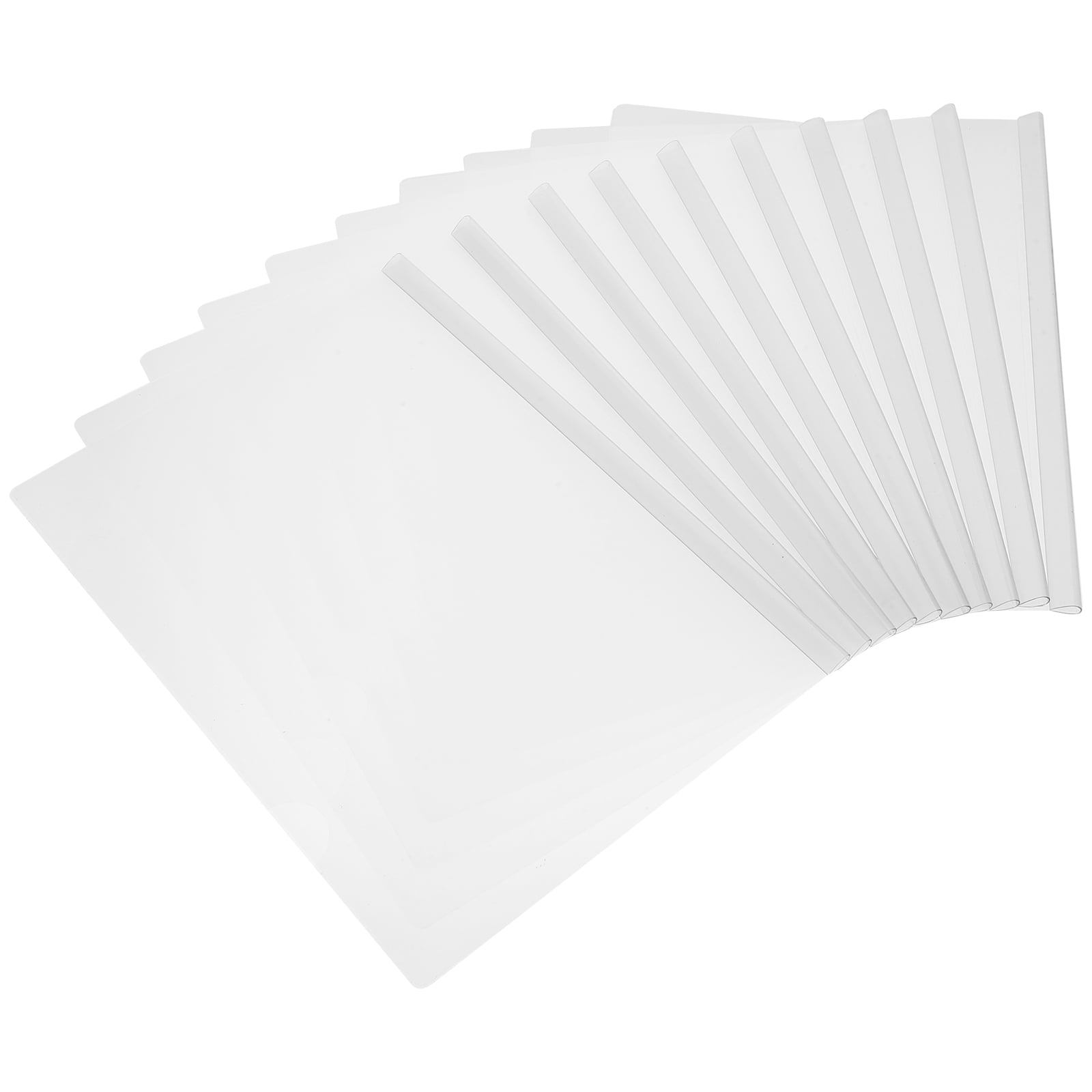 HEMOTON 10 Pcs Clear Report Covers Slide Grip Resume Document Folder ...