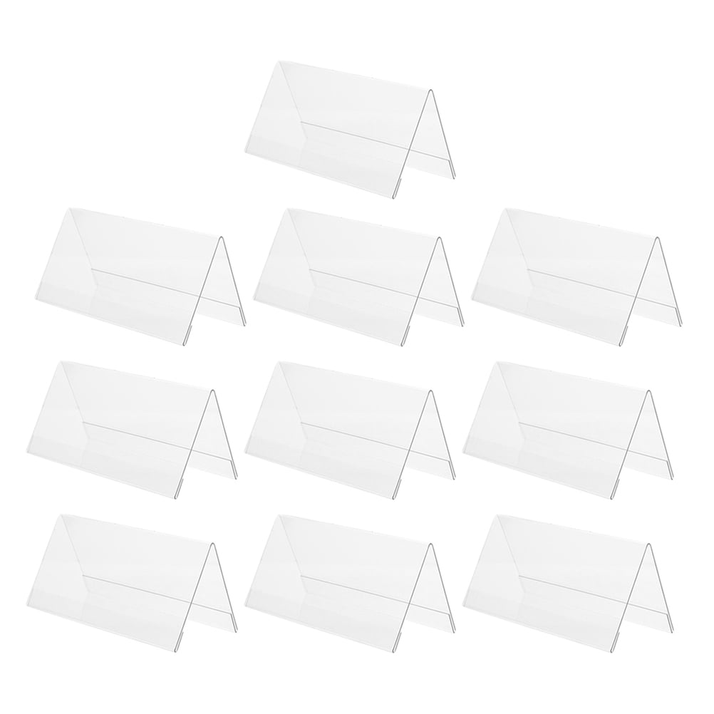 HEMOTON 10 Pcs Conference Table Cards Displays Holders Stands Office ...
