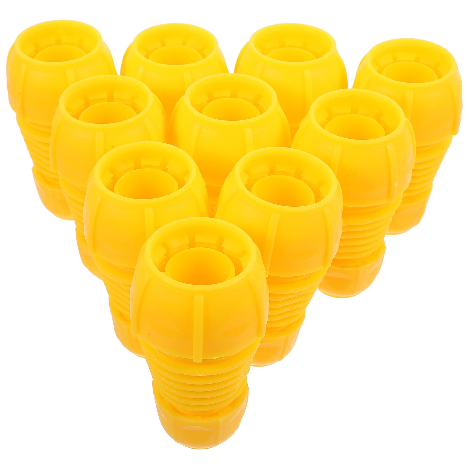 HEMOTON 10 Pcs Garden Hose Connect Expandable Connector Repair Yellow ...