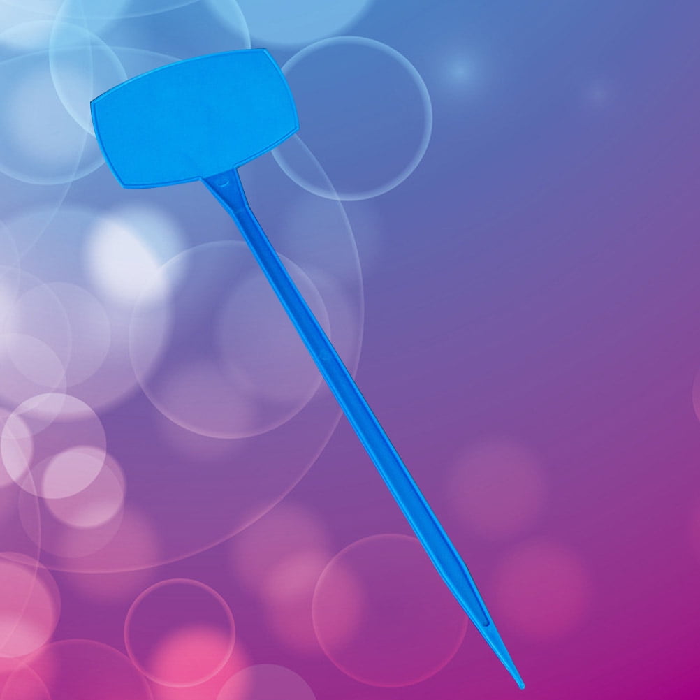 HEMOTON 10 Pcs Plant Label Indoor Marker Garden Inserts Plants Blue ...