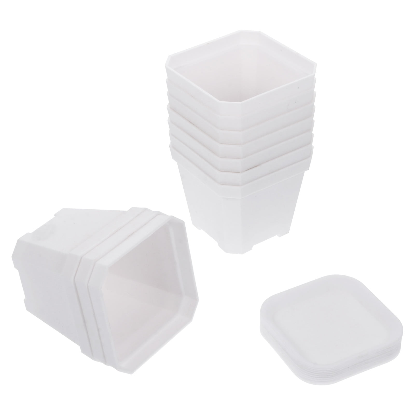 HEMOTON 10 Pcs Square Nursery Pot Seedling Practical Flower - Walmart.com