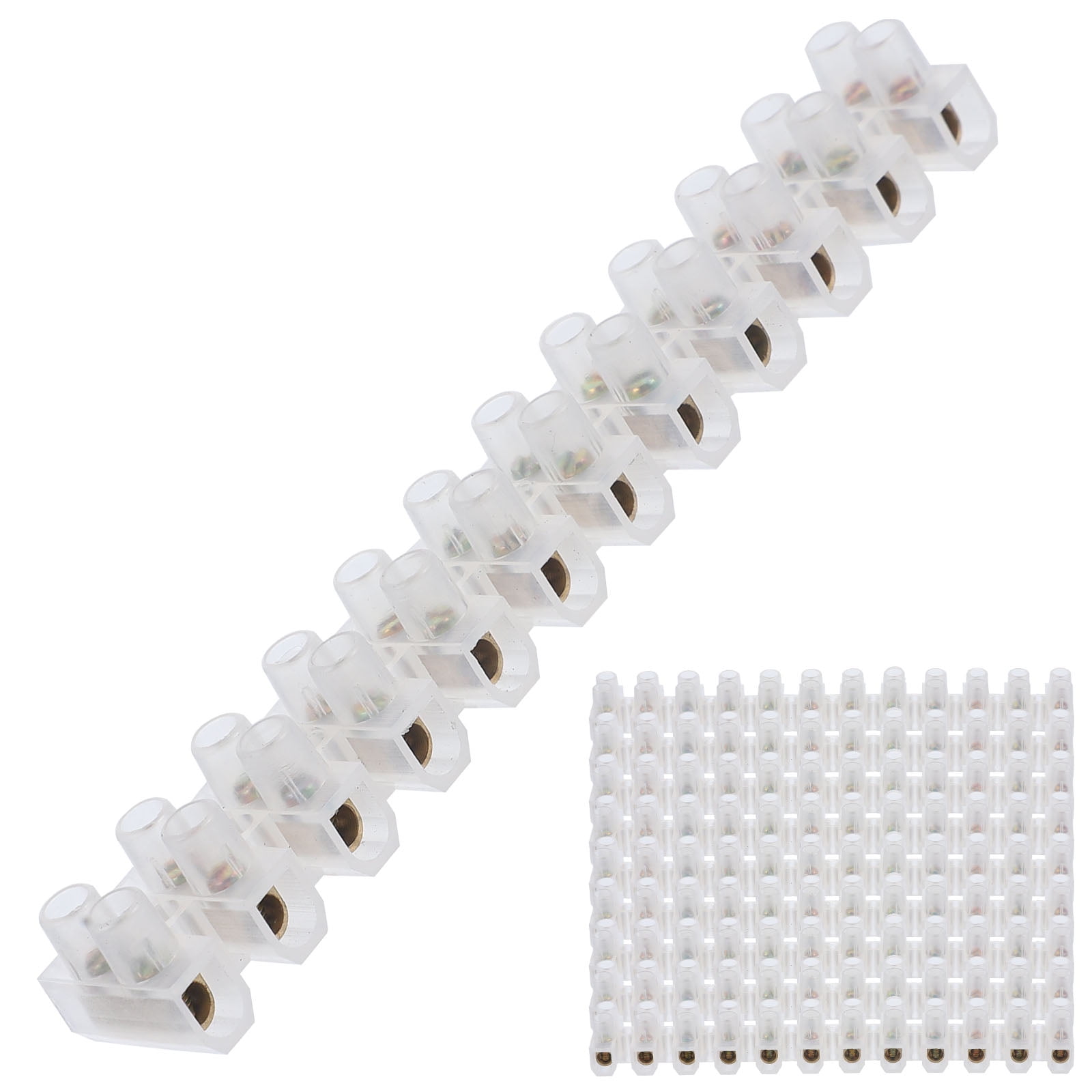 HEMOTON 10 Pcs Terminal Strip Speaker Wire Connectors Cable Terminals ...