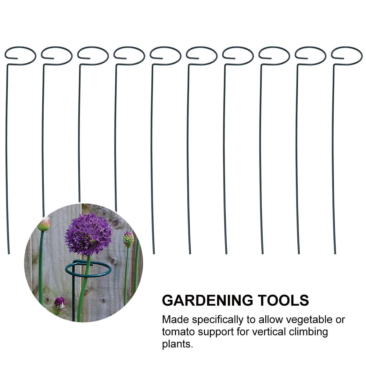 HEMOTON 10 Pcs Outdoor Trellis for Climbing Plants, Reusable Garden ...