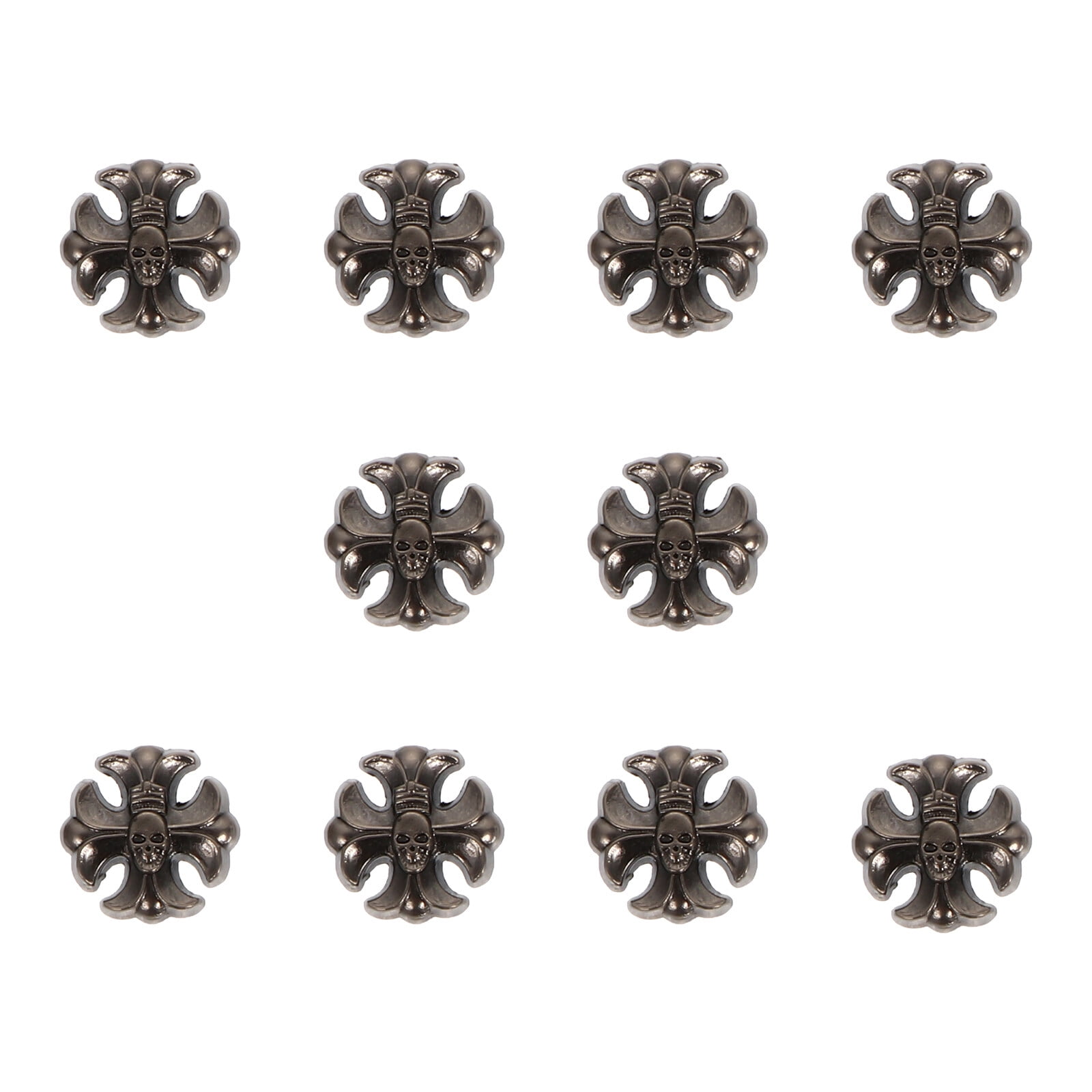 Phenofice Rivet Silver 10 Sets 0.6x0.6in Decorative Rivets Punk Rivet ...
