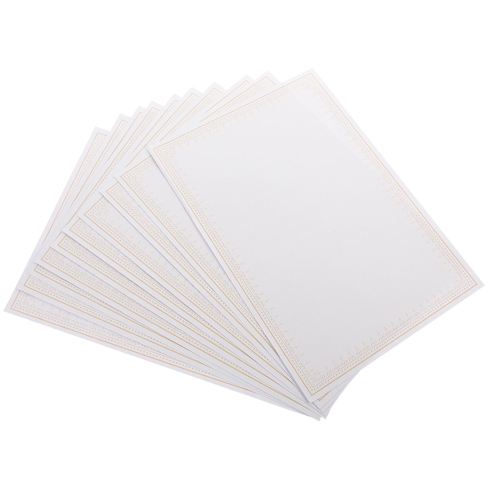HEMOTON 10 Sheets Award Certificates Thick Blank Paper Baby Student ...