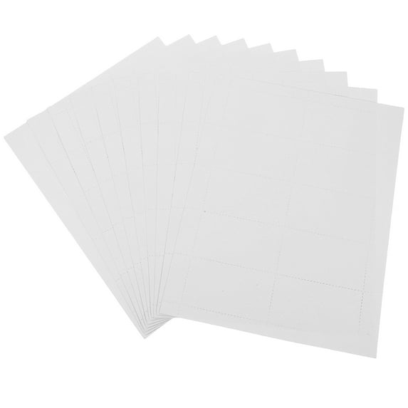 HEMOTON 10 Sheets Cardstock DIY Business Card Paper for Printer Small ...