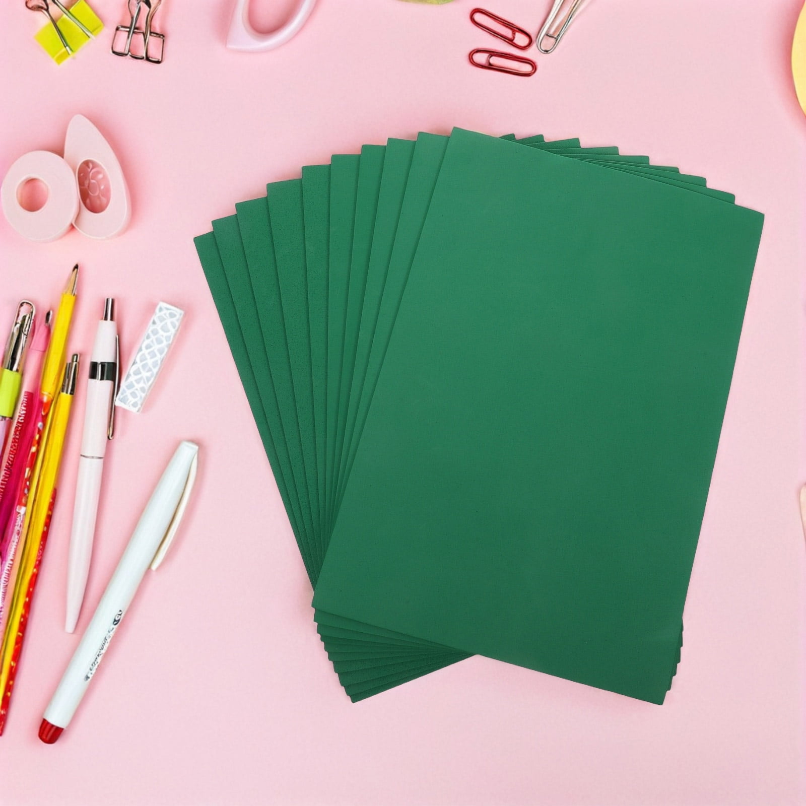 HEMOTON 10 Sheets Foam Sheets Craft Versatile and Decorative Colored ...