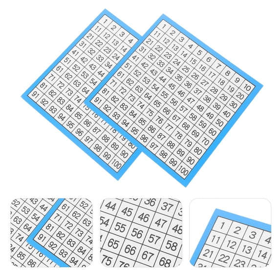 HEMOTON 10 Sheets Math Charts for Preschool Numbers Posters Board ...