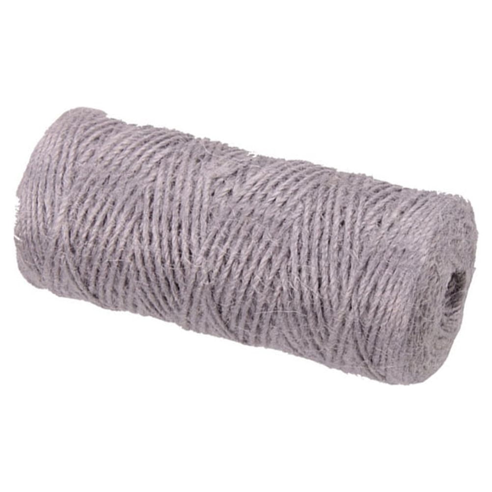 HEMOTON 100 M Artificial Ribbon Grey Rope Crafts Wrapping Natural ...
