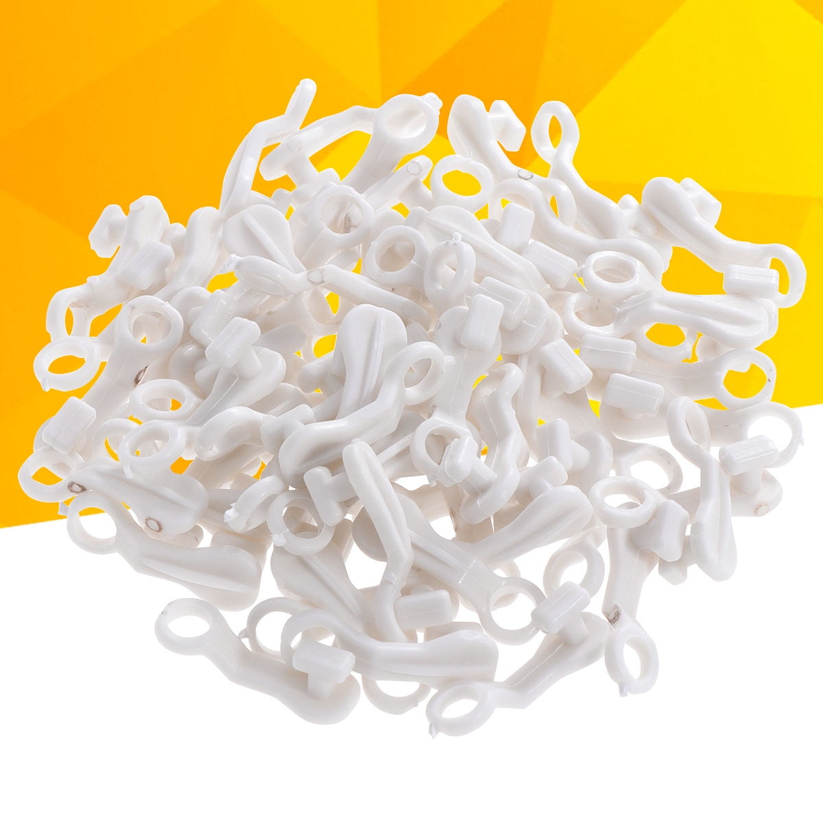 HEMOTON 100 Pcs Bendable Rod Slides Curtain Track Gliders - Walmart.com