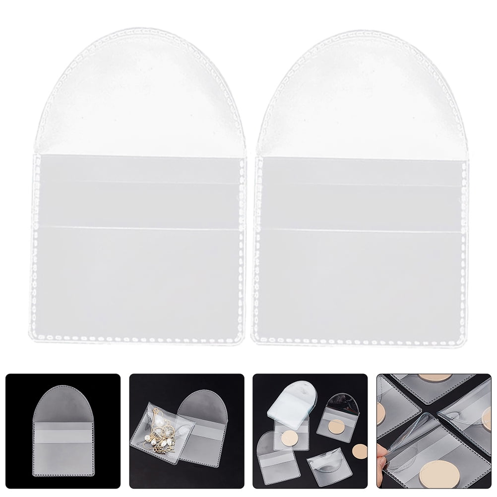 HEMOTON 100 Pcs Individual Holders Coin Storage Bag - Walmart.com