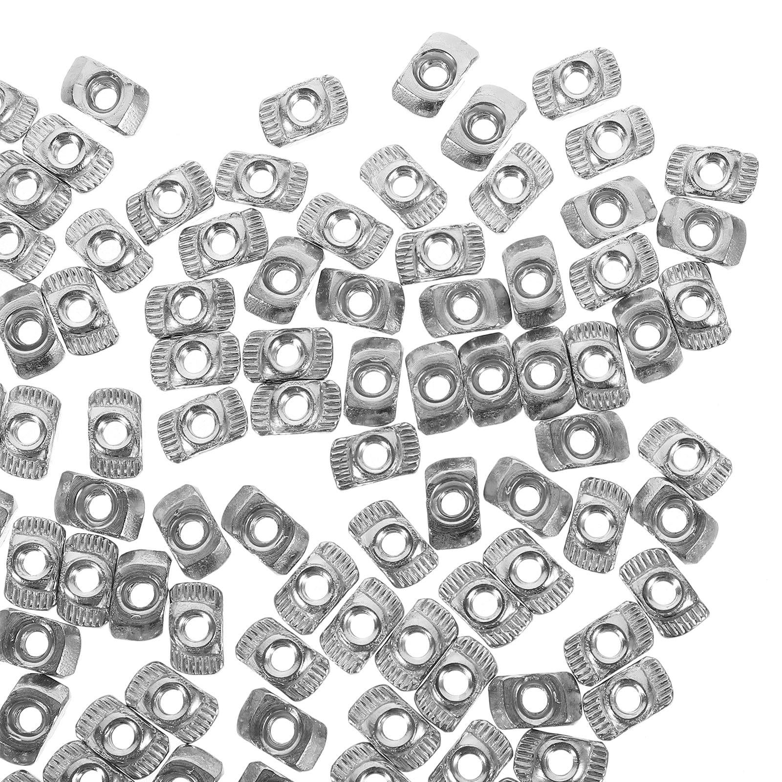 HEMOTON 100 Pcs Metric Nut Assortments Aluminum Profile Nuts System ...