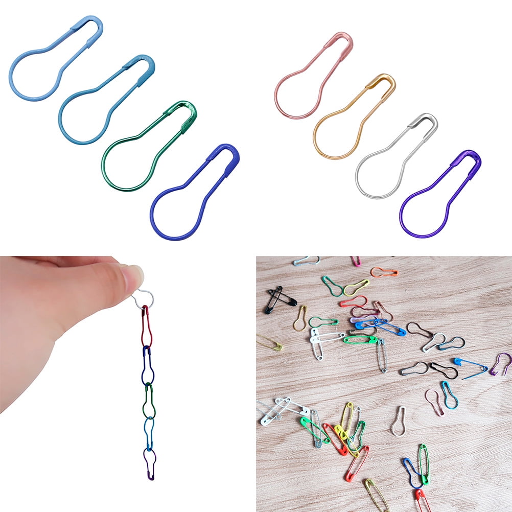 SOPOTUTU Durable Metal Gourd Pins Assorted Color Safety Pins for Sewing ...