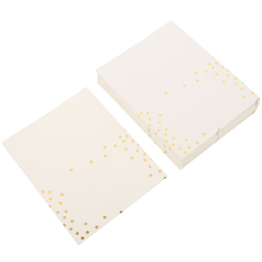 HEMOTON 100 Pcs Wedding Name Cards Label Colored Paper Bride Banquet ...