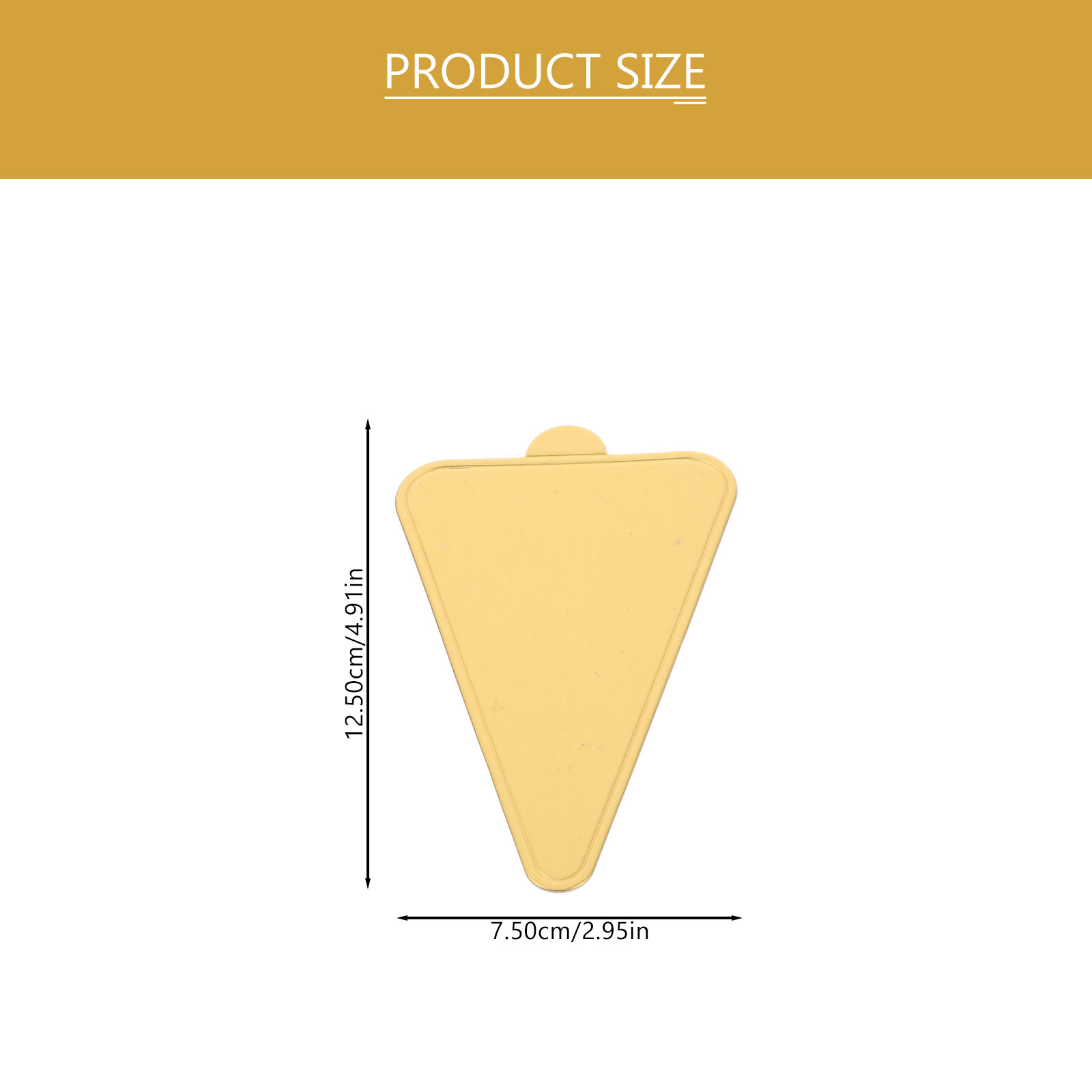 HEMOTON 100 Sheets Cardboard Bases Gold Mini Cake Boards Paper Golden ...