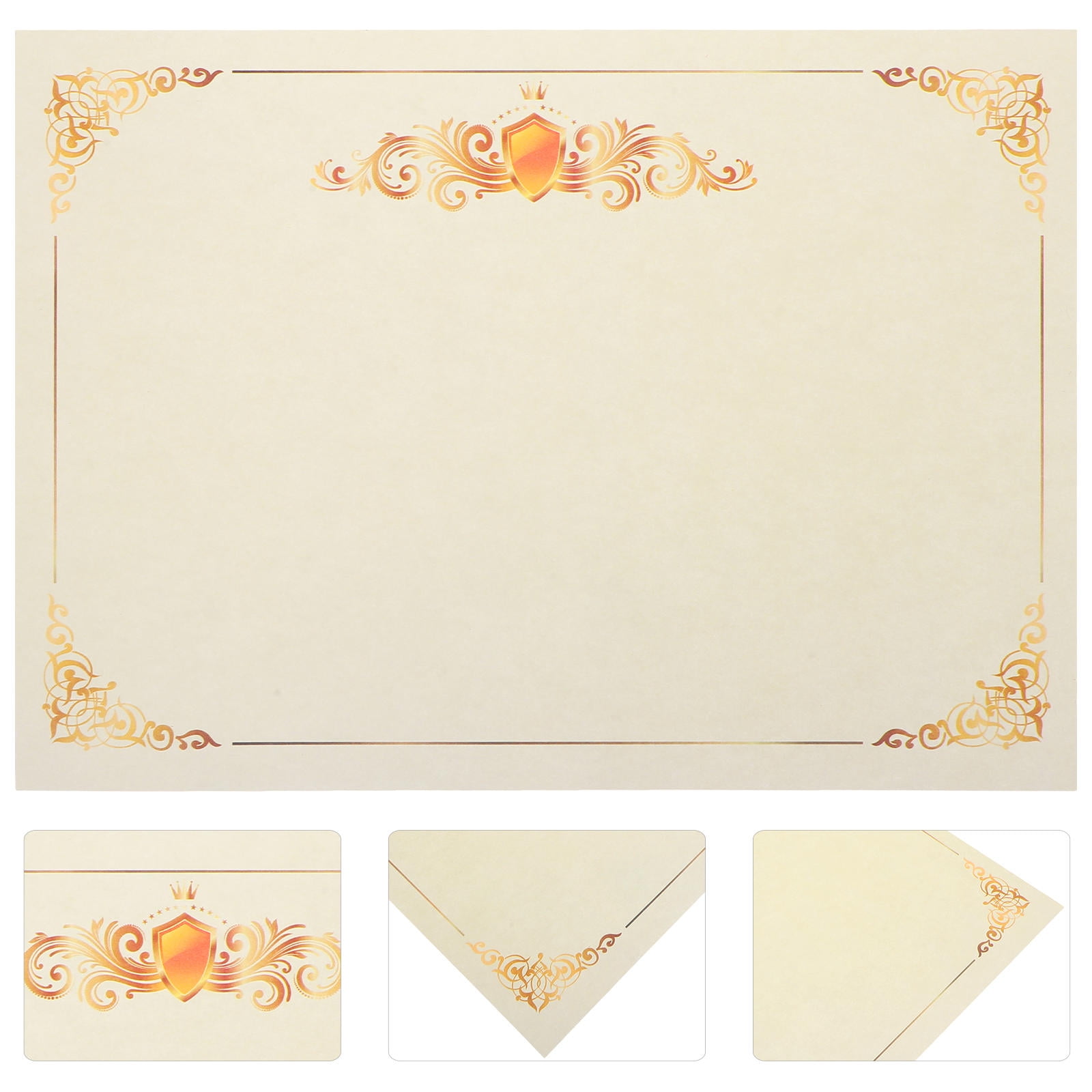 DEEPCRAFF Paper For Letter Writing Certificate Side Offset Khaki 100 ...