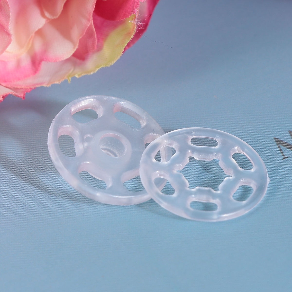 HEMOTON 1000 Pcs Plastic Shirt Buttons Snap Snaps for Sewing Invisible ...