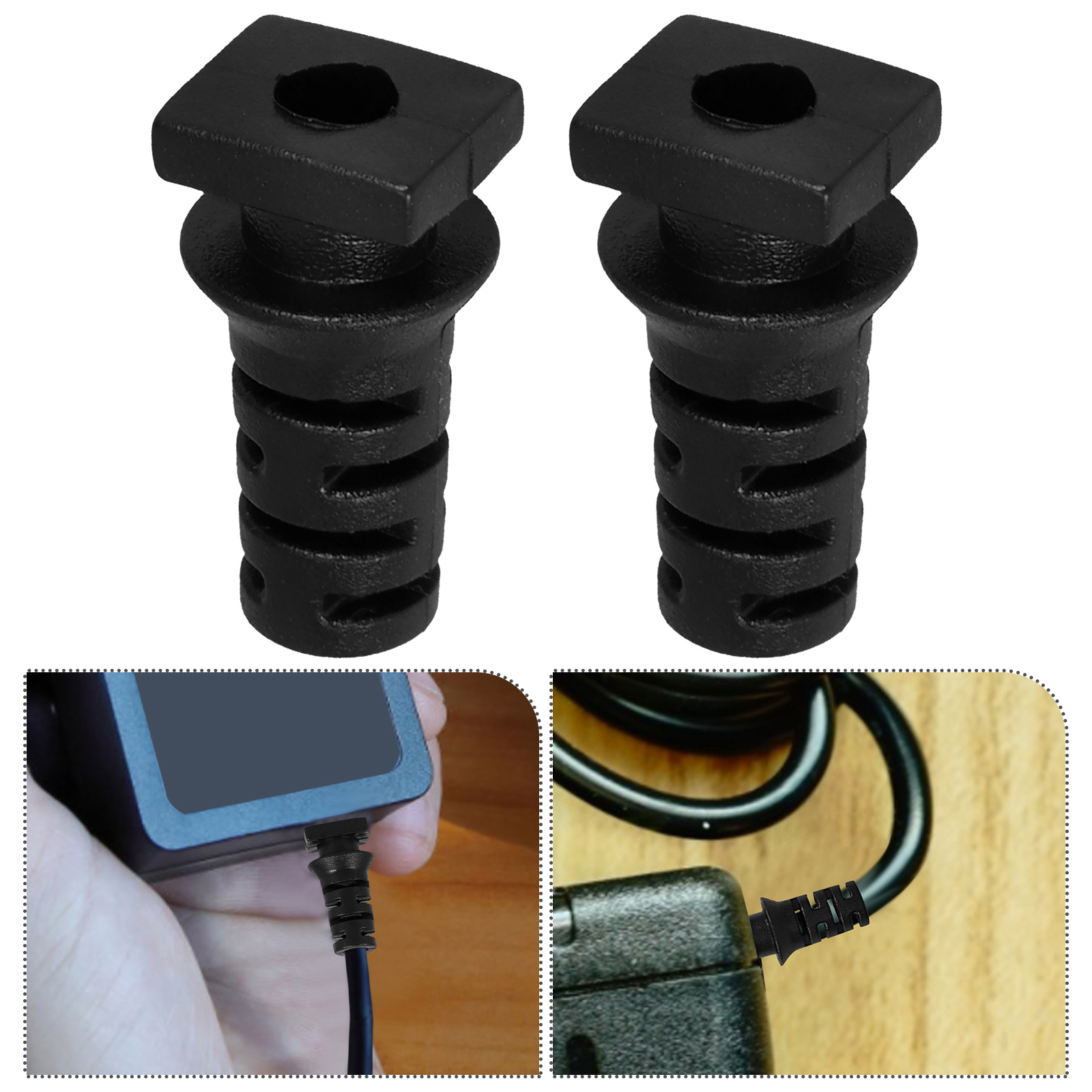 HEMOTON 100pcs Cable Glands Strain Relief Connectors Wire Hole ...