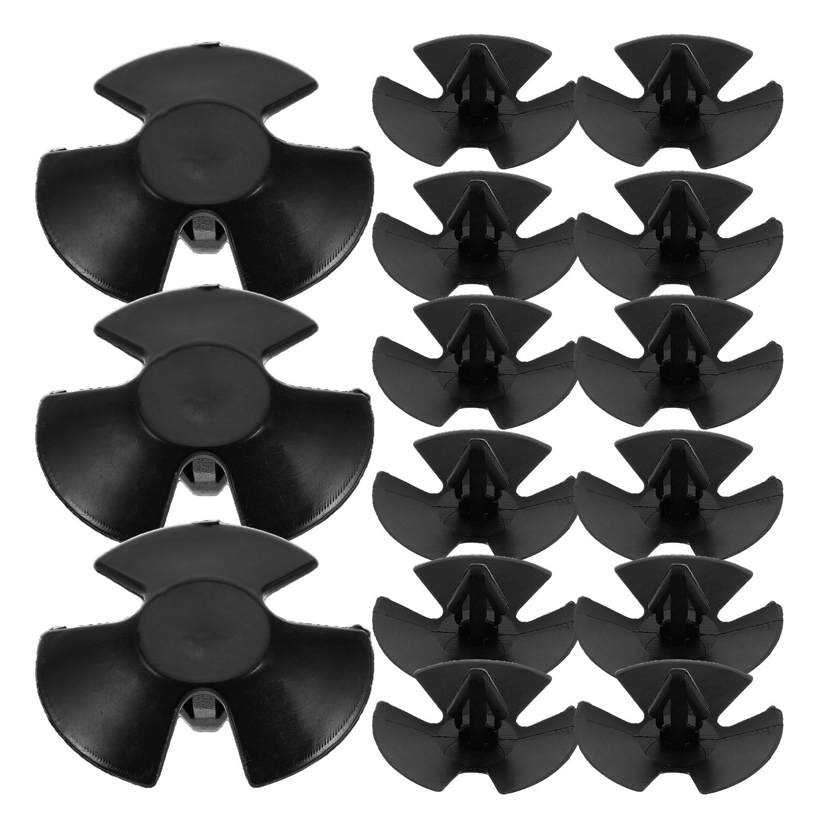 HEMOTON 100pcs Car Bumper Retainer Clips Plastic Fasteners Push ...