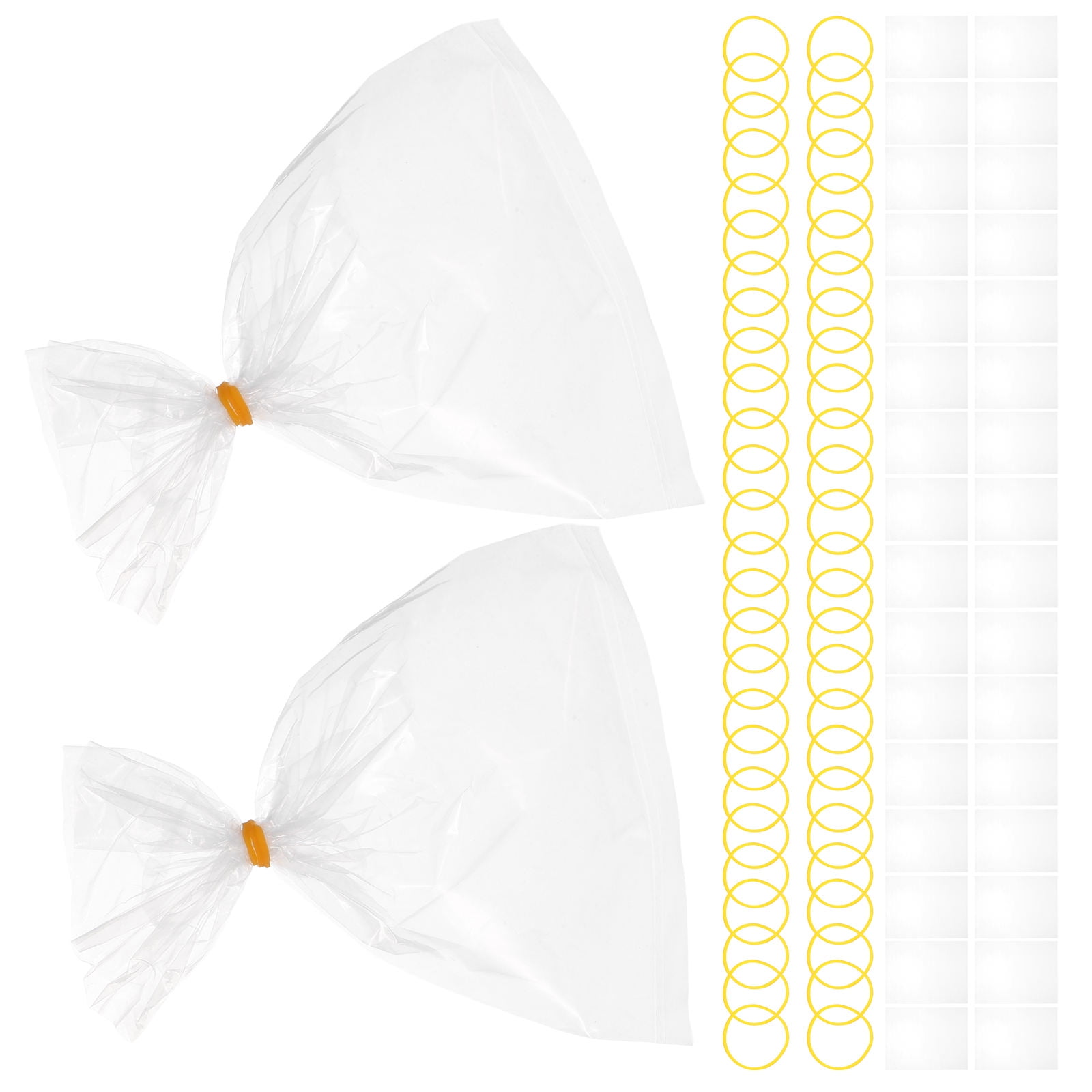 SOPOTUTU 100pcs Assorted Color Flower Moisturizing Bags with OPP ...