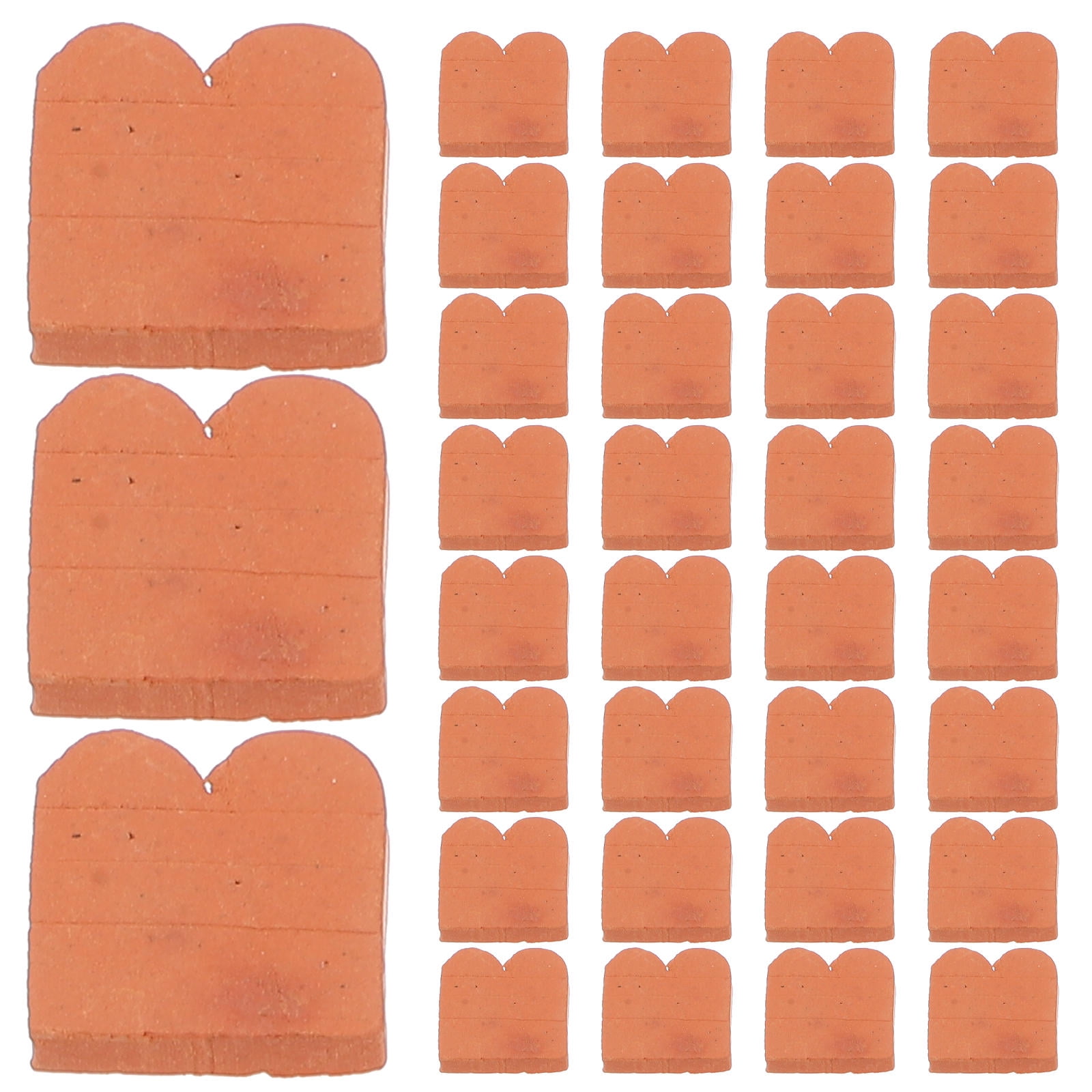 HEMOTON 100pcs Miniature Brick Simulation Bricks Mini Models Miniature ...