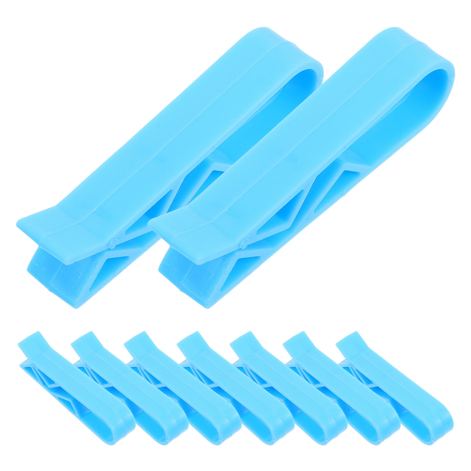 HEMOTON 100pcs Plastic Garbage Bin Clip Trash Can Bag Clips Waste ...