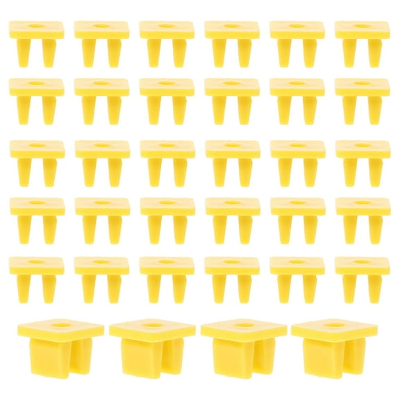 UPGRATOR Trim Panel Retainer Clips Trim Panel Screw Plastic Yellow ...