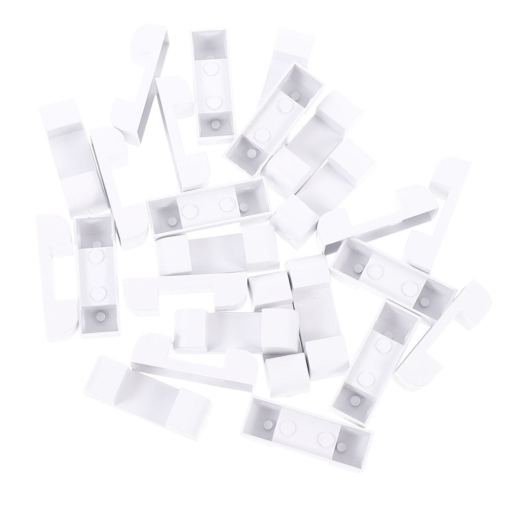 HEMOTON 100pcs White Square Base Display Boxes Bases Floating Frame ...