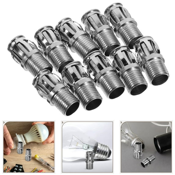 HEMOTON 10-Pack Metal Light Fastener Clips G4 Bulb Socket Holders ...