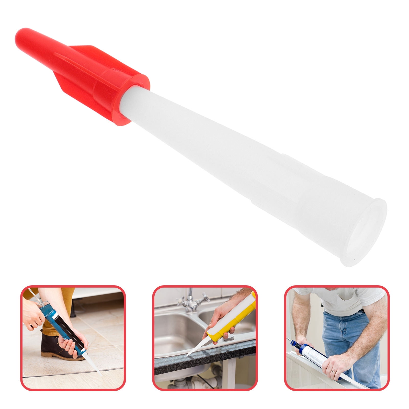 HEMOTON 10pcs Caulk Tip Caulk Finisher Tool Grout Sealer Applicator ...