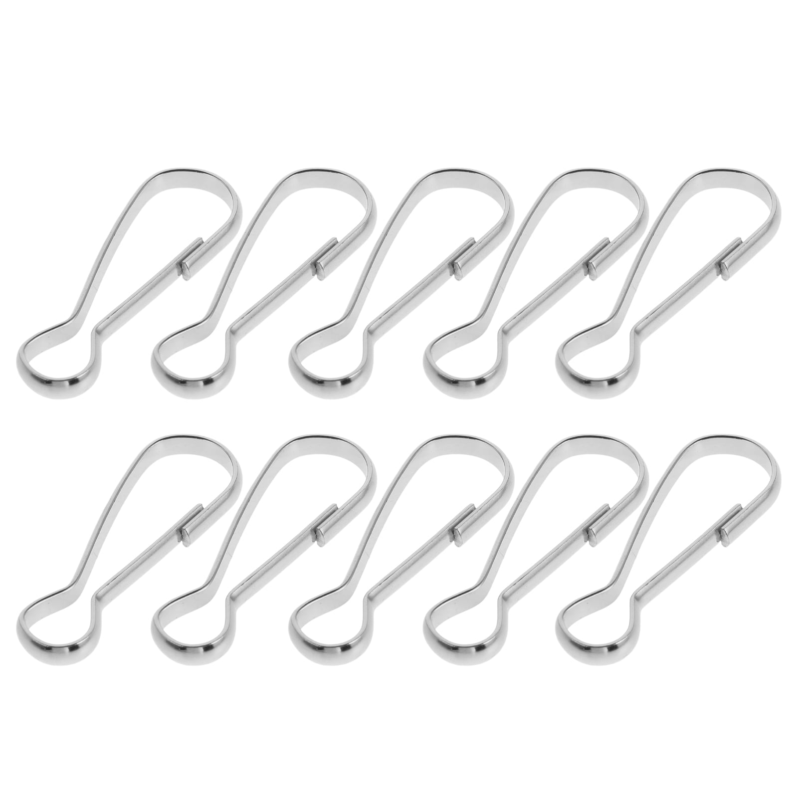 HEMOTON 10pcs Flag Fasteners for Flagpole Metal Flagpole Clips Flag ...