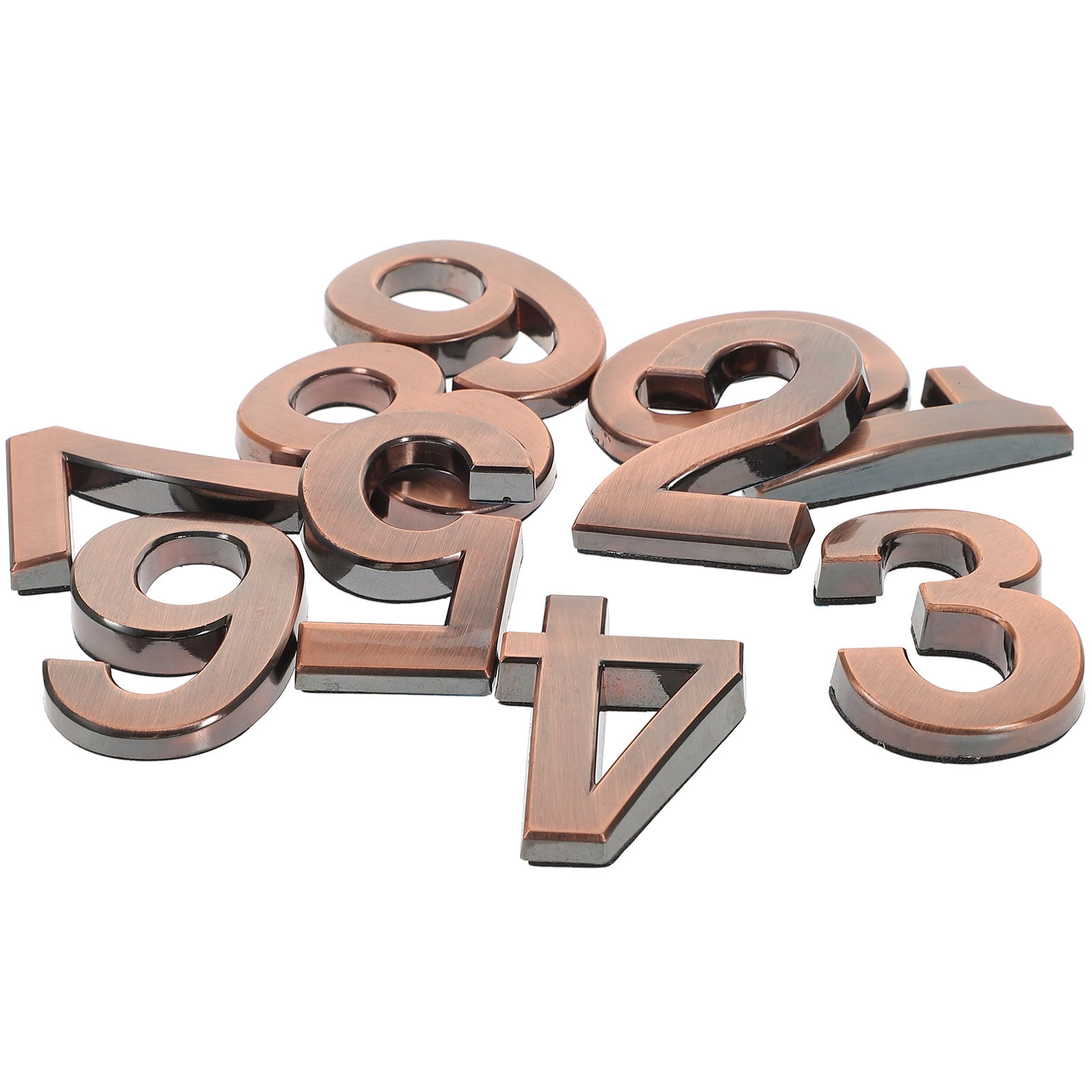 HEMOTON 10pcs House Numbers Address Numbers Adhesive Door Numbers Hotel ...