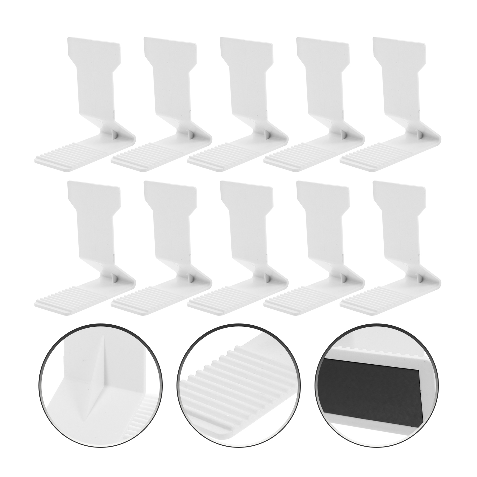 HEMOTON 10pcs Magnetic Anti-tip Display Stand Plastic Retail Display ...