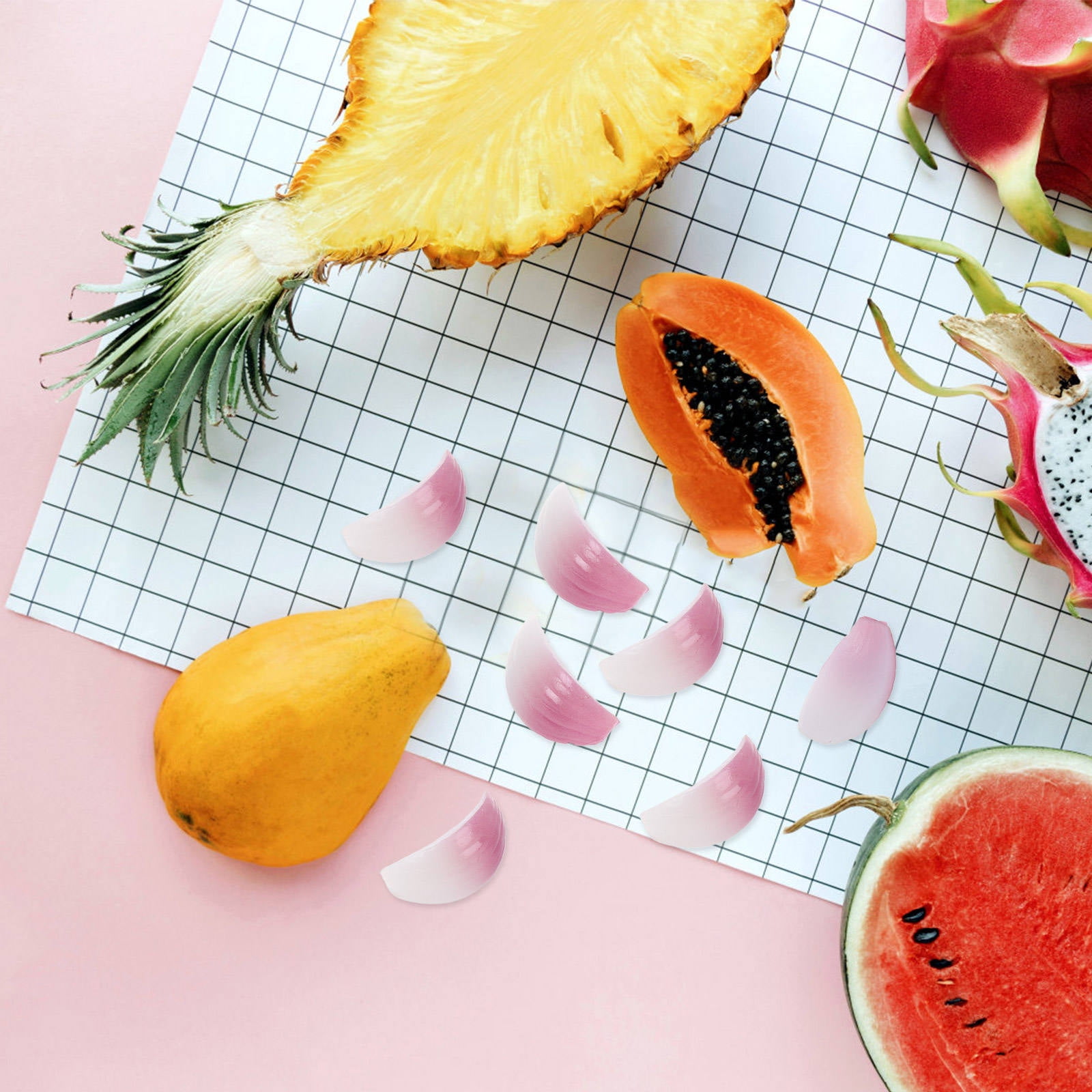 HEMOTON 10pcs Mini Onion Model Miniature Onion Artificial Small Sliced ...