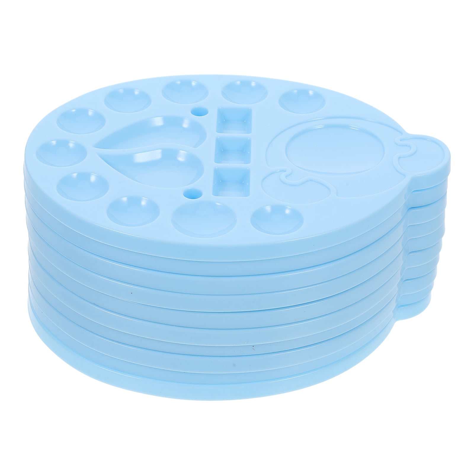 HEMOTON 10pcs Oil Painting Plates Pigment Plates Color Mixing Pallet ...