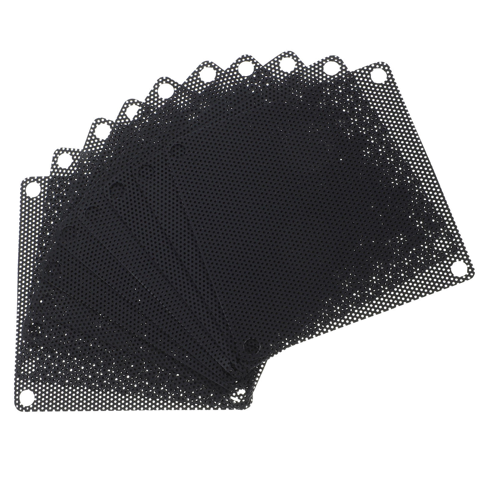 DEEPCRAFF Magnetic Computer Fan Filter Grills Black 10pcs Speaker ...