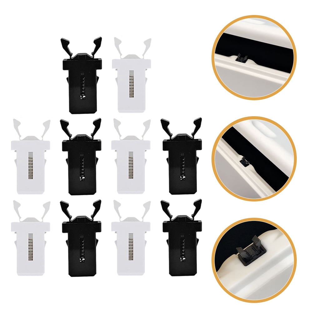 HEMOTON 10pcs Trash Can Lock Replacement Spare Parts Bin Lid Hinge ...